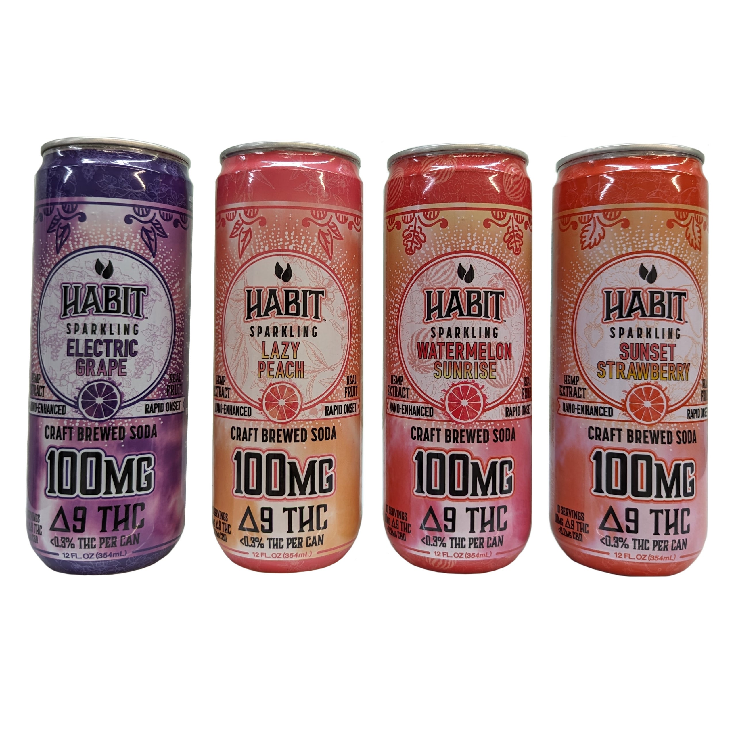 Habit Delta 9 Hemp Sparkling Sodas | Barrels Organics